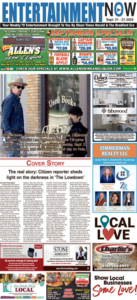 Entertainment Now September 21 – 27, 2025 - Olean Times Herald