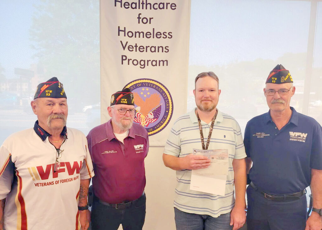 VFW donates $50,000 to WNY homeless veterans’ health services - Olean ...