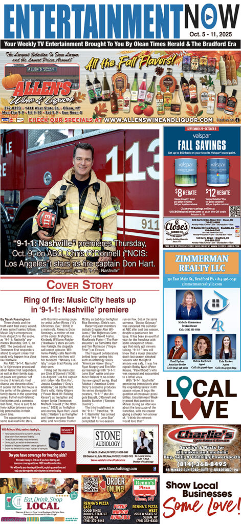 Entertainment Now October 5 – 11, 2025 - Olean Times Herald
