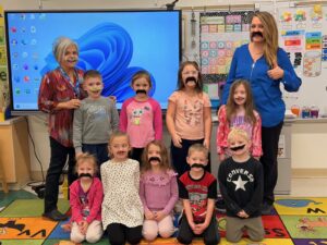 What's Cool in School: A-L Elementary students wear mustaches to spread ...