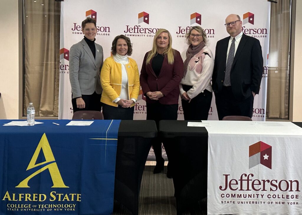 Articulation agreement creates pathways to Alfred State for Jefferson ...