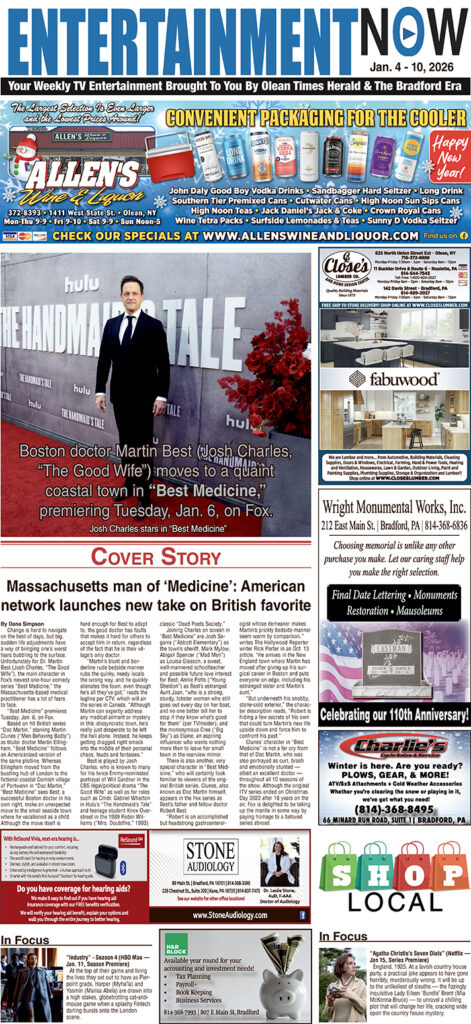 Entertainment Now January 4 – 10, 2026 - Olean Times Herald