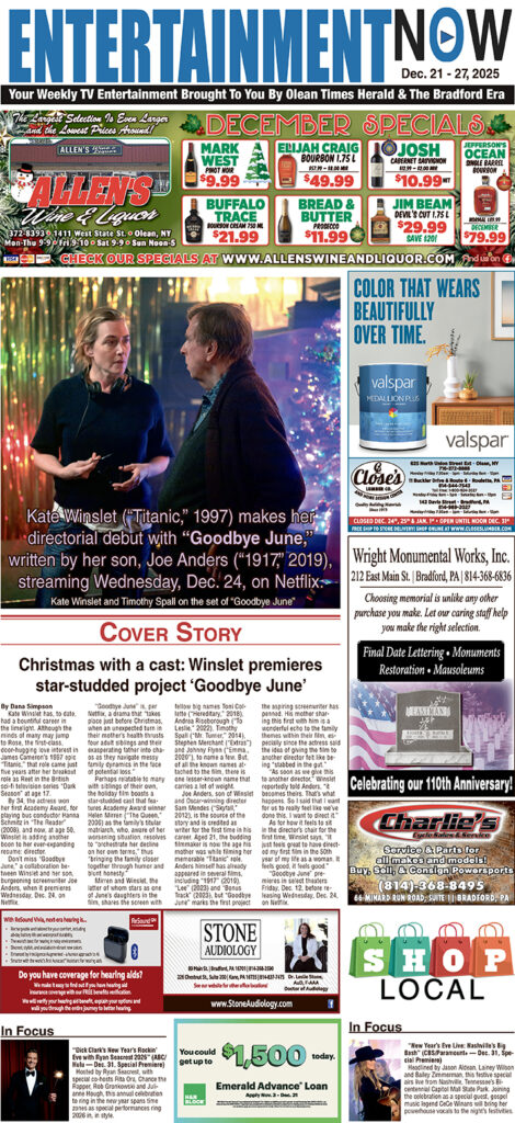 Entertainment Now December 21 – 27, 2025 - Olean Times Herald