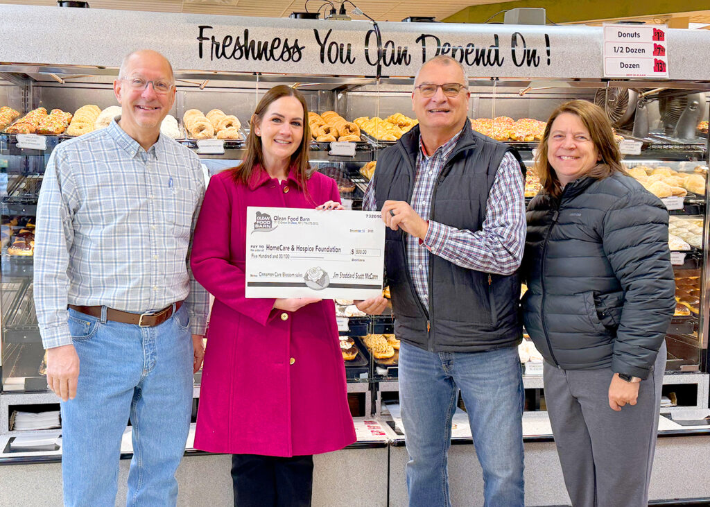 Olean Food Barn supports HomeCare & Hospice with successful donut sales ...