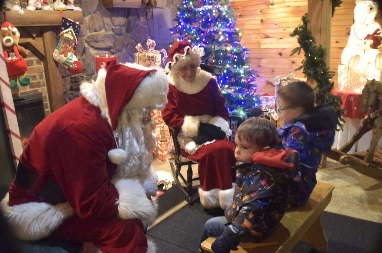 Santa and Mrs. Claus at their house in Allegany - Olean Times Herald