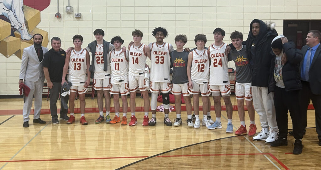 Relentless defense pushes Huskies to 47–39 home-opening win - Olean ...