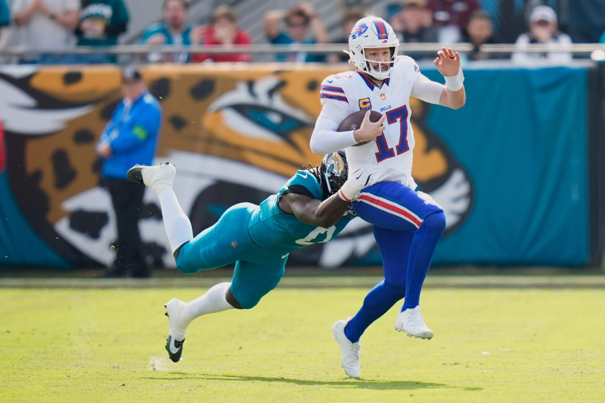 Allen takes charge as Bills tame Jaguars, 27-24 - Olean Times Herald