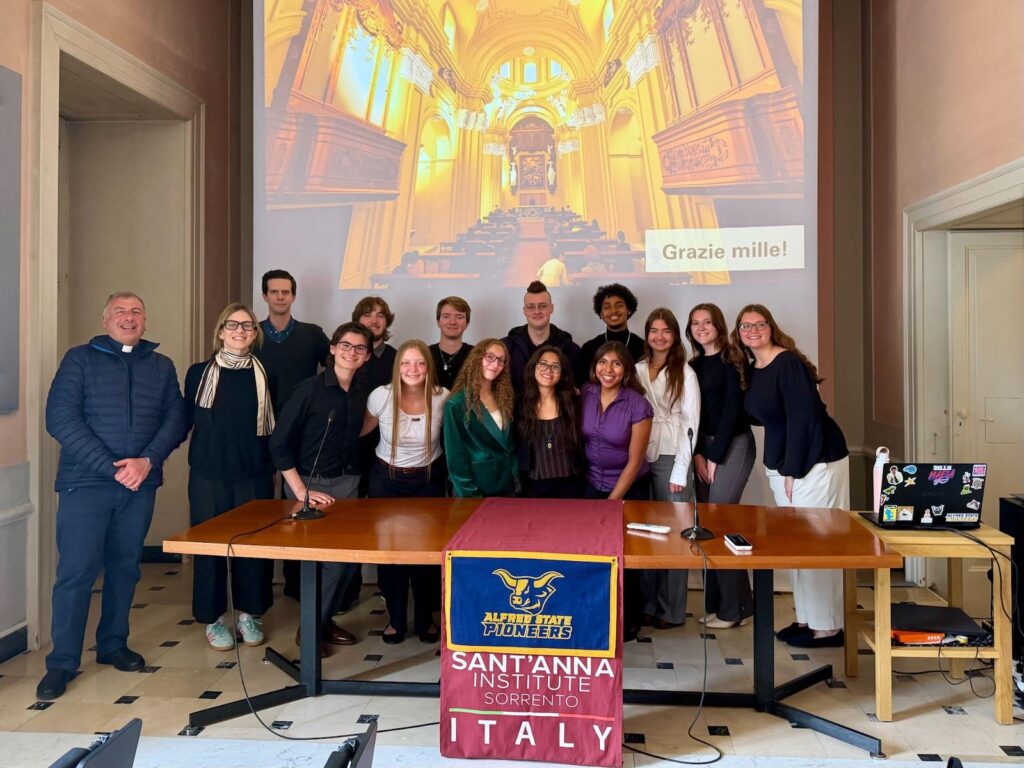 Alfred State students present redesign project for the Church of San ...