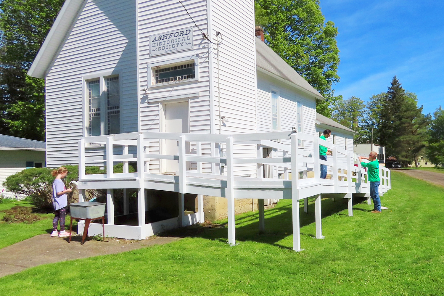A fresh coat of paint for the Ashford Historical Society - Olean Times ...