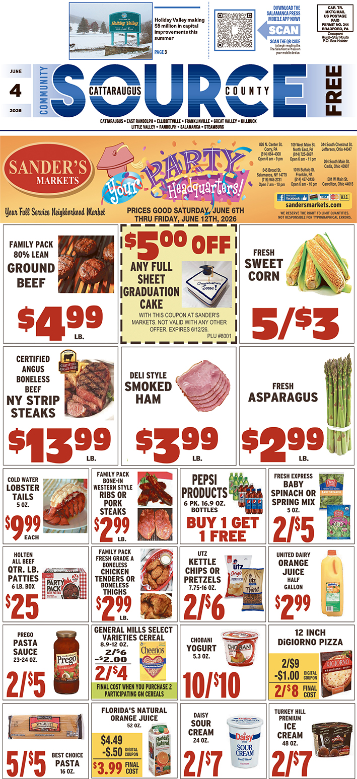 Cattaraugus County Source 06-04-2026 - Olean Times Herald